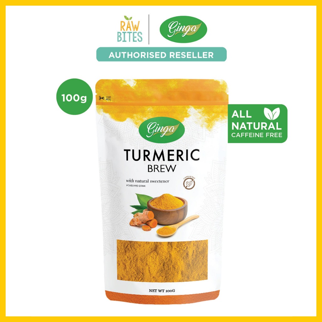 Ginga Turmeric Brew Regular 100g (All Natural, Caffeine Free) | Shopee ...