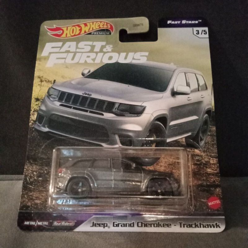 Hotwheels Premium Jeep Grand Cherokee Trackhawk Fast n Furious | Shopee ...