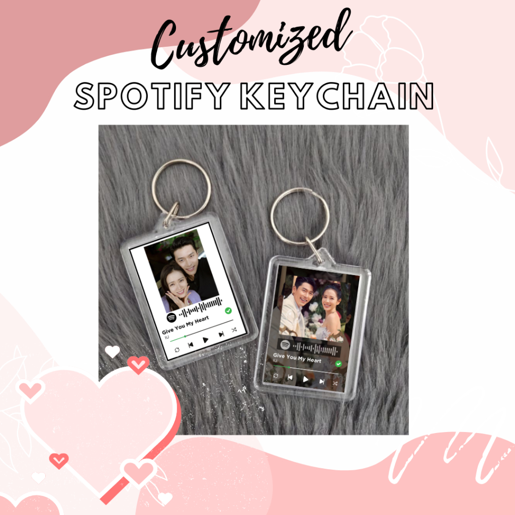 Customized Acrylic Keychain w/ Spotify Code | Shopee Philippines
