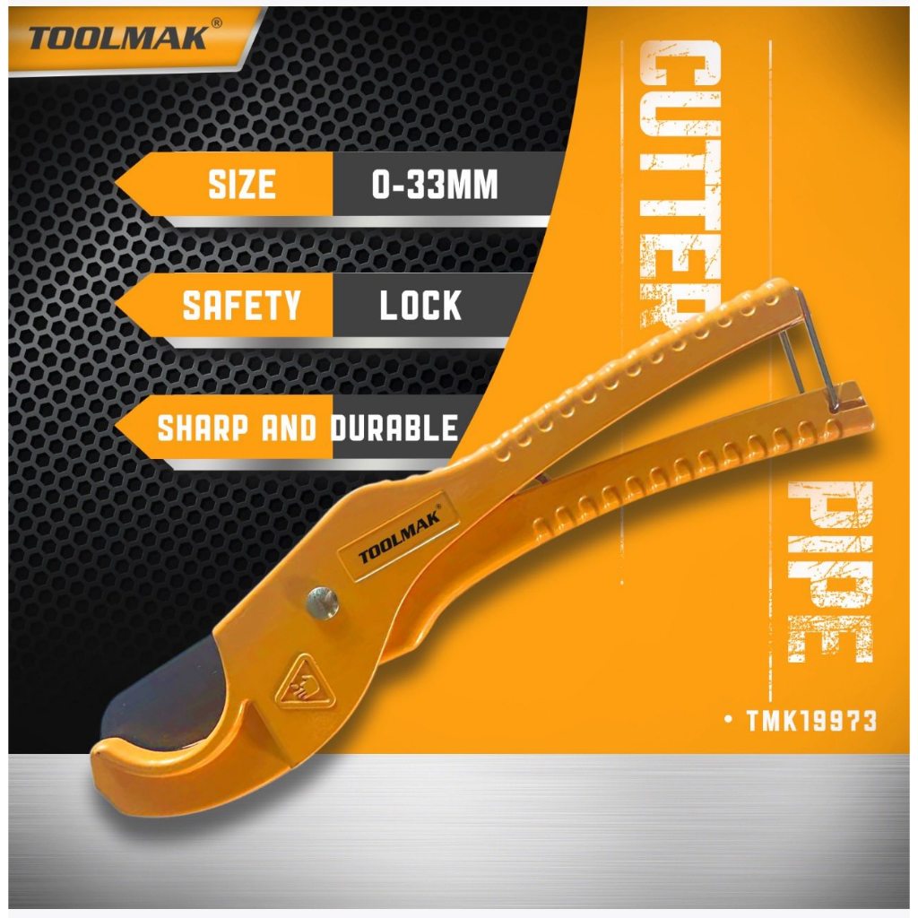 TOOLMAK PVC Pipe Cutter 1-1/4" (0-33mm) TMK19973 (3-42mm TMK19627 ...