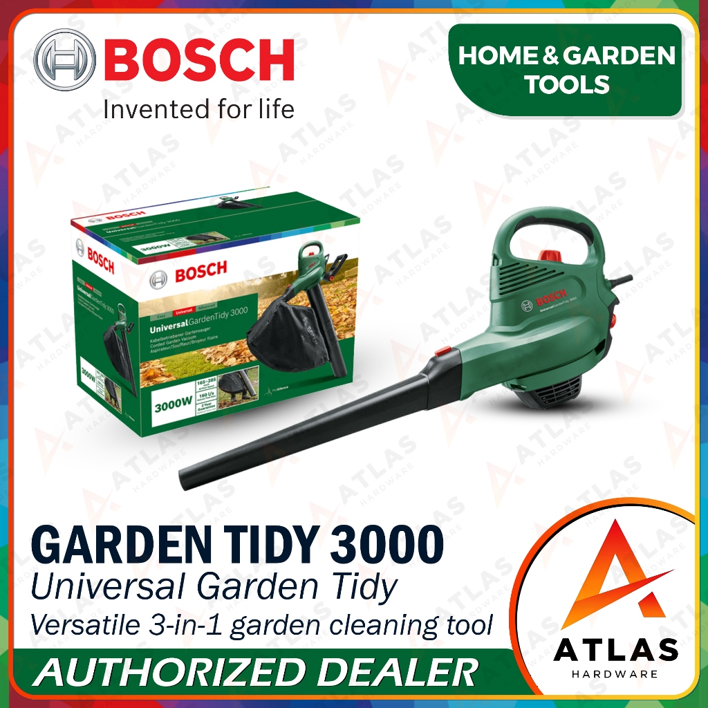 Bosch Universal Garden Tidy 3000 Leaf Blower / Garden Vacuum | Shopee Philippines