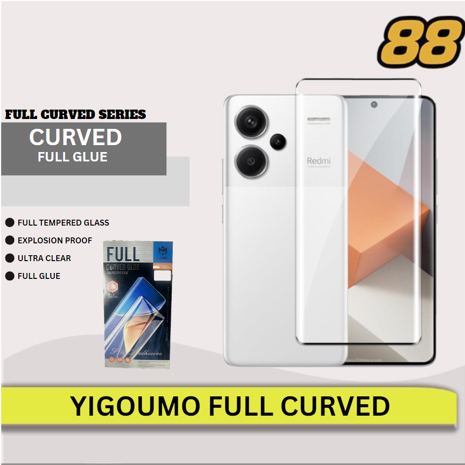 XIAOMI REDMI NOTE 14 PRO PLUS 13 PRO PLUS 5G YIGOUMO Full Tempered ...