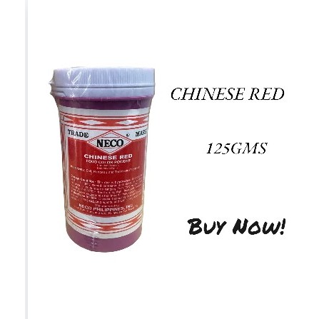 NECO CHINESE RED 125gms (Powder | Food Color) | Shopee Philippines