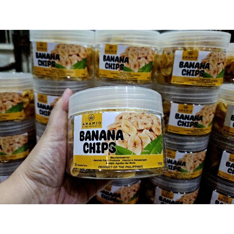 Banana Chips Amamio Farm Products | Shopee Philippines