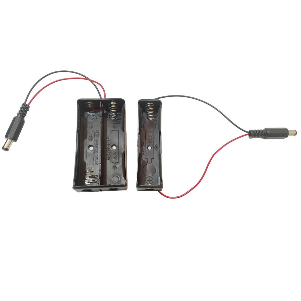DIY 18650 BATTERY HOLDER with DC MALE PLUG CONNECTOR, BEST FOR DIY ...