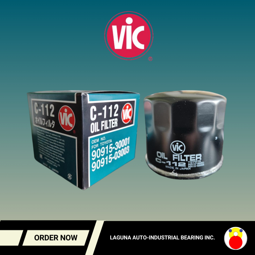 VIC Oil Filter C-112 for Toyota Tamaraw FX Diesel / Toyota 2C Engine | Shopee Philippines