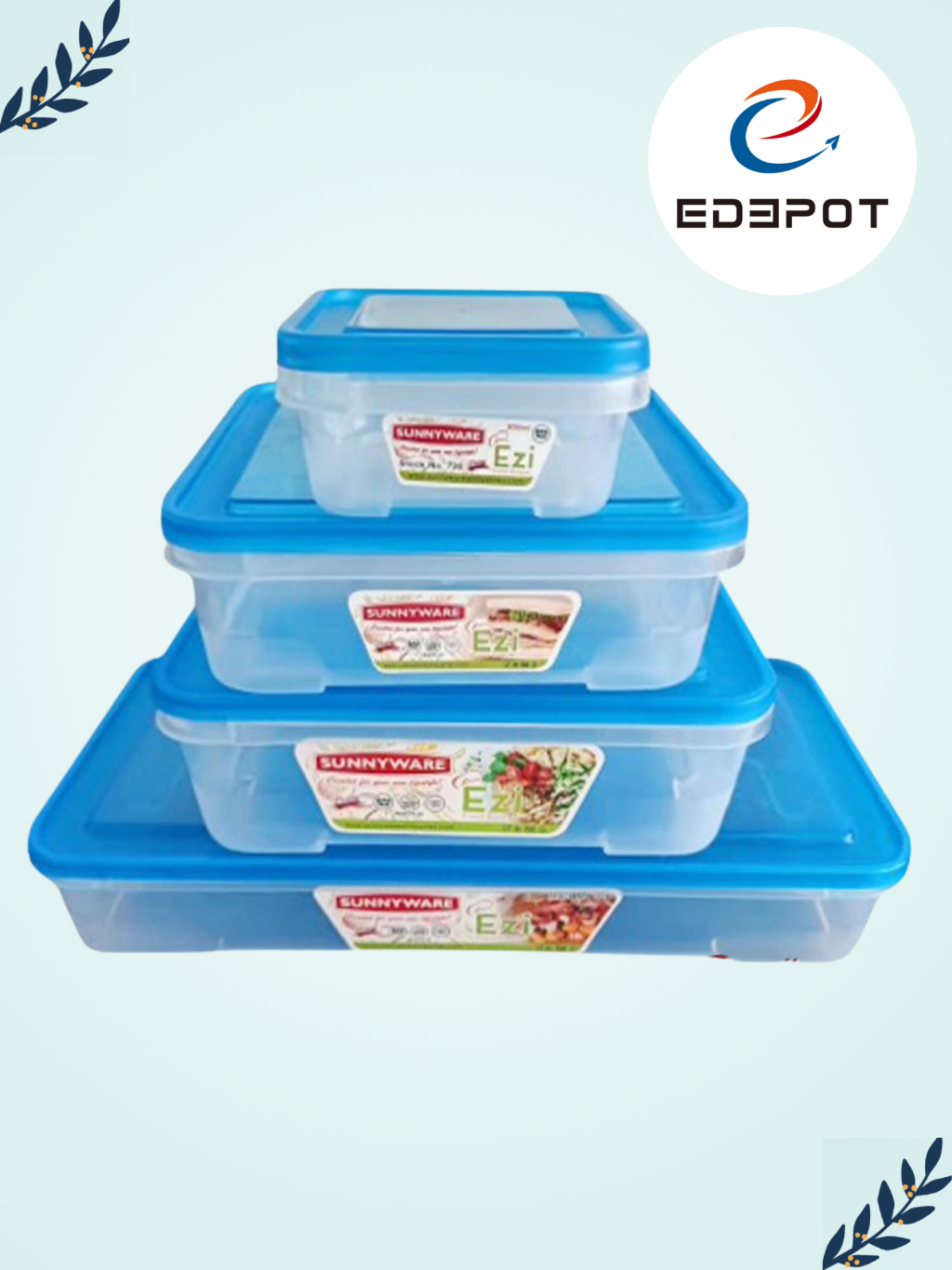 Happy Plastic Bundle #26 4 Pieces Food Keeper Set - COD | Shopee ...