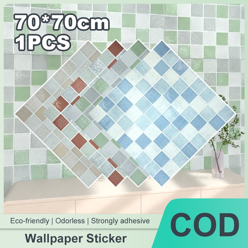3D Wallpaper Sticker 70X70cm Waterproof Room Decoration Wallpaper ...