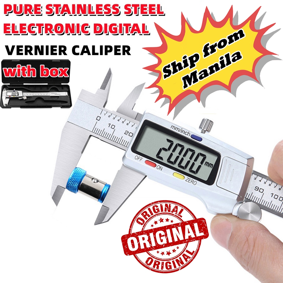 150mm Metal 6-Inch Pure Stainless Steel Electronic Digital Vernier ...
