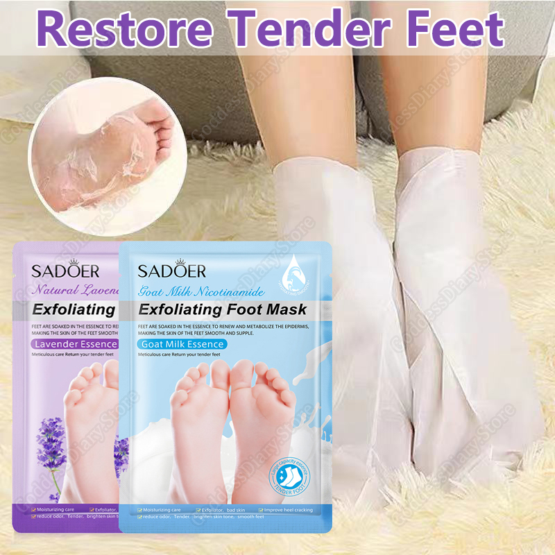 Lavender Exfoliating Foot Mask Foot Care Exfoliating Dead Skin and ...