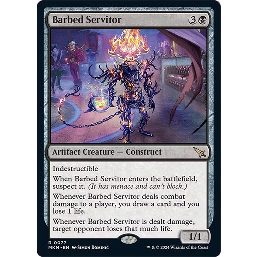 Barbed Servitor - Murders at Karlov Manor (MKM) | Shopee Philippines