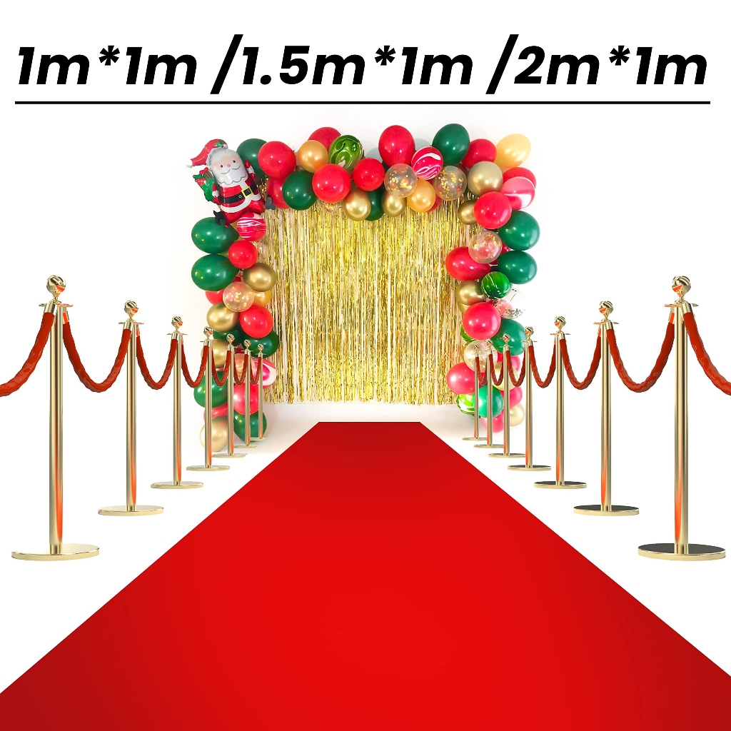 1m/1.5m/2m Width Red Carpet Pathway Carpet Runners Rug - Perfect for ...