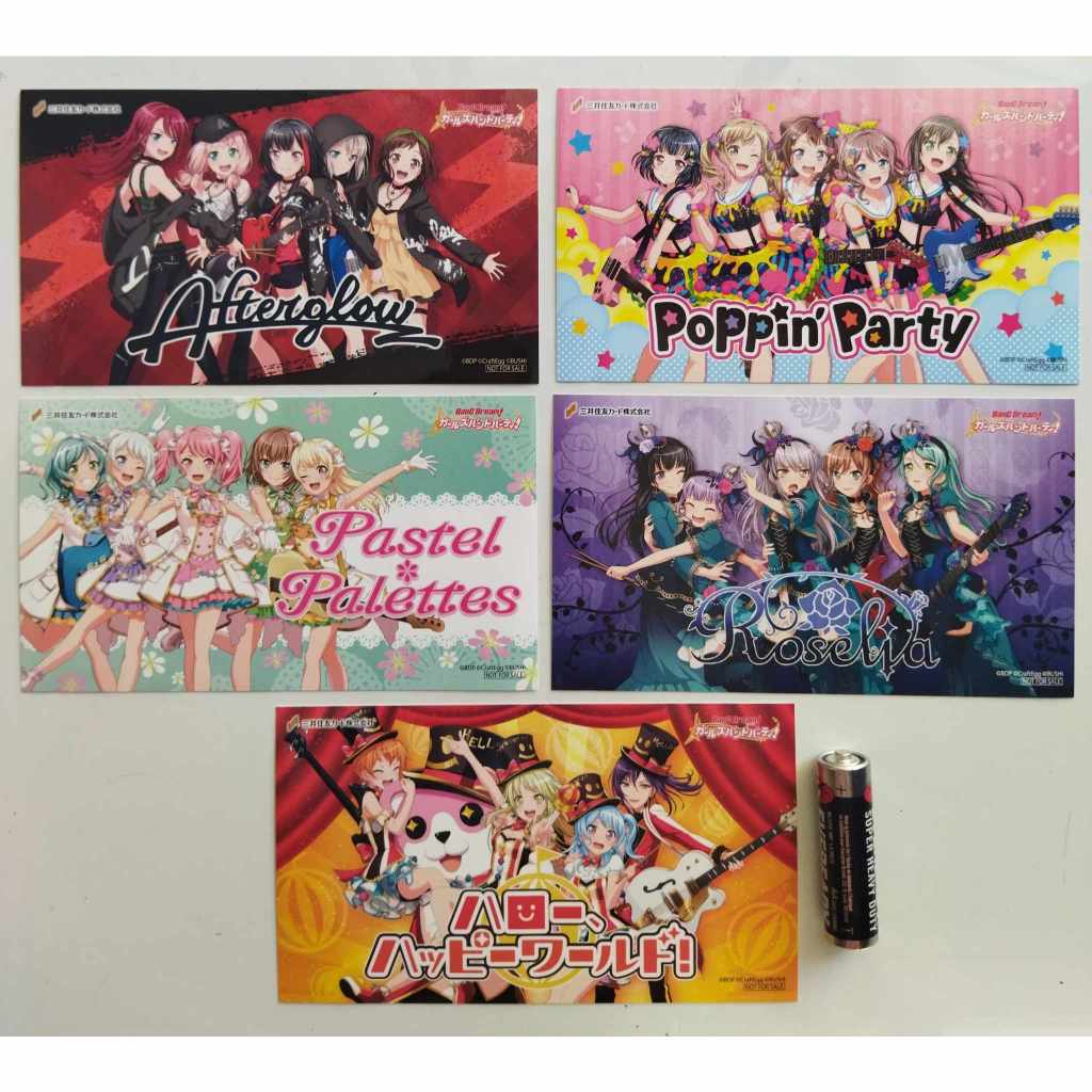 Bang Dream Official Stickers Set | Shopee Philippines