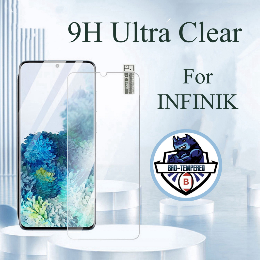 9H Ultra Clear Infinix Tempered Glass For Hot 60 50 40 30 Note 40 30 ...