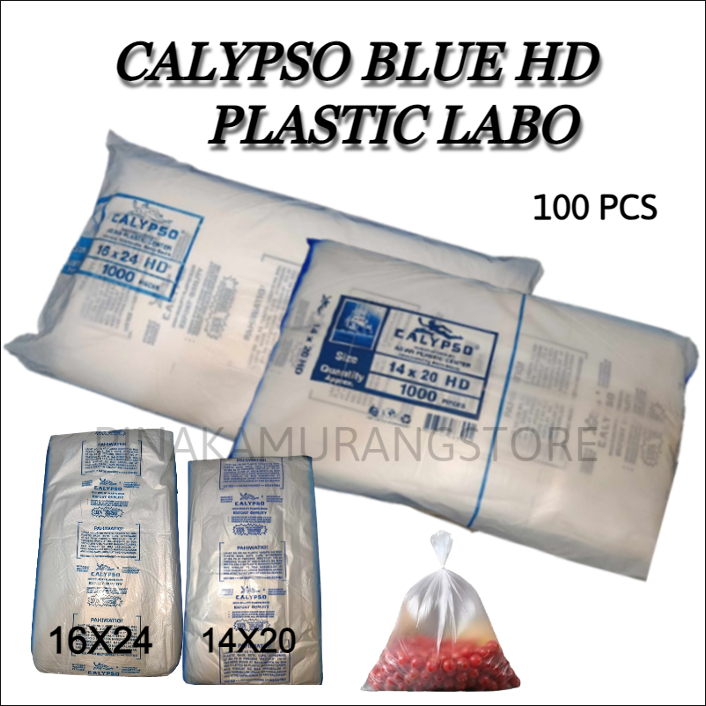 100 PCS Calypso Blue HD Plastic Labo 14x20 16x24 Plastic Bag ...