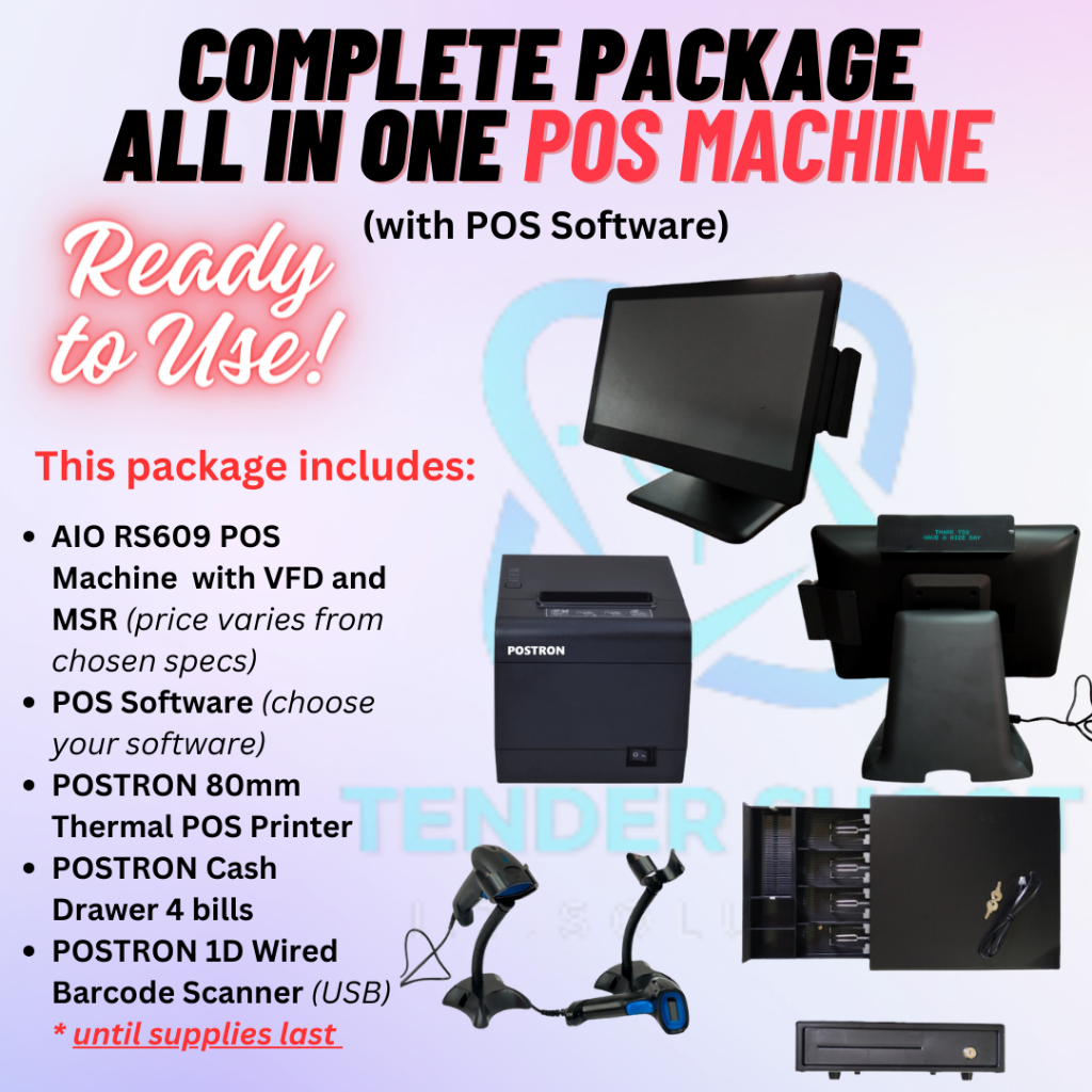 POSTRON AIO (All-In-One) RS609 i5 8gb 256gb 15.6” Touch Screen POS ...