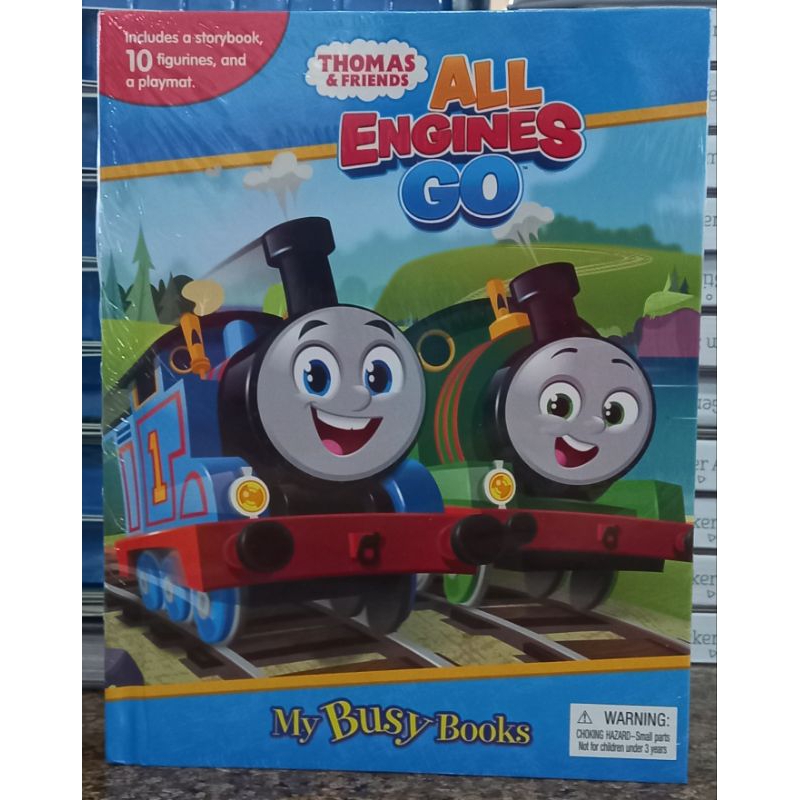 Thomas & Friends All Engines Go my busy books | Shopee Philippines