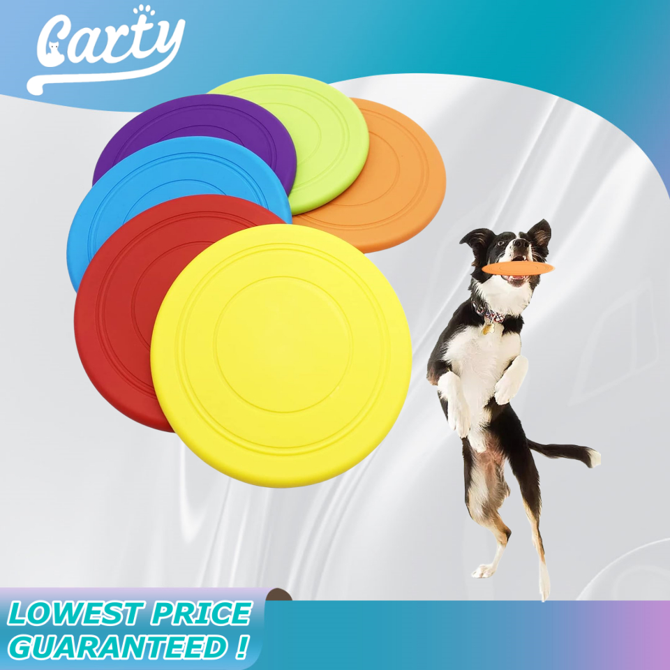 Puppy Frisbee Toy Dog Frisbee Lightweight Soft Floating Saucer for ...