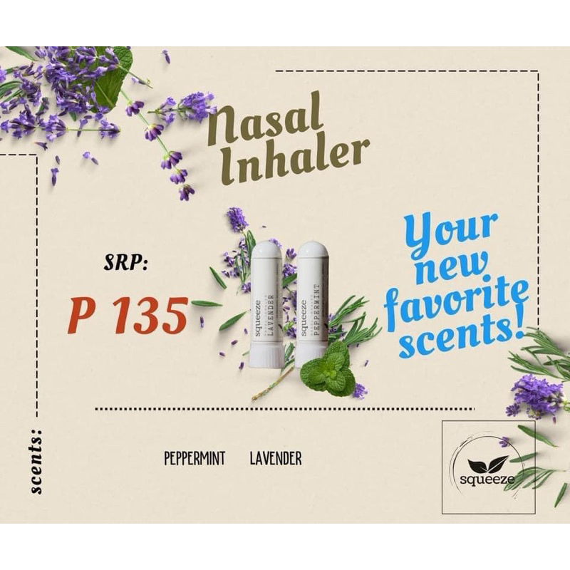 Squeeze Nasal Inhaler | Shopee Philippines
