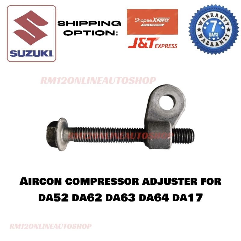 AIRCON COMPRESSOR ADJUSTER FOR SUZUKI DA52 DA62 DA63 DA64V DA64W JAPAN ...