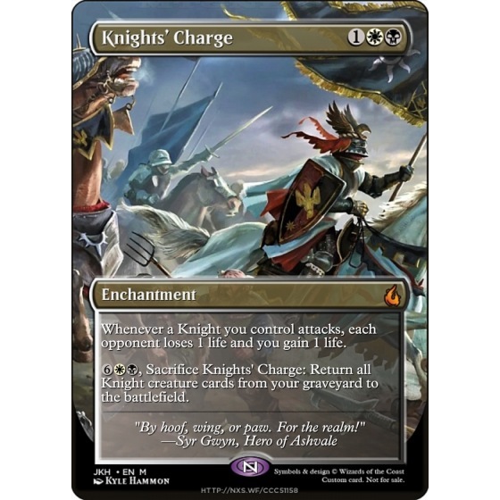 Knights Charge Custom MTG ( Preferred Seller ) Highest Rated Proxies MTG Proxy | Shopee Philippines