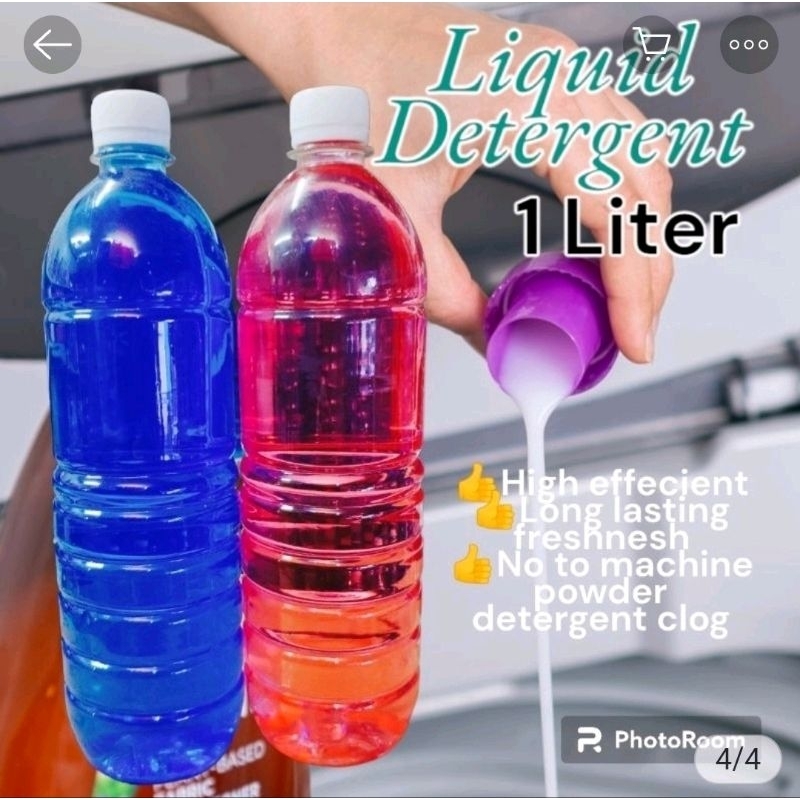 Power Gel Liquid Detergent 1Liter(No Label) | Shopee Philippines