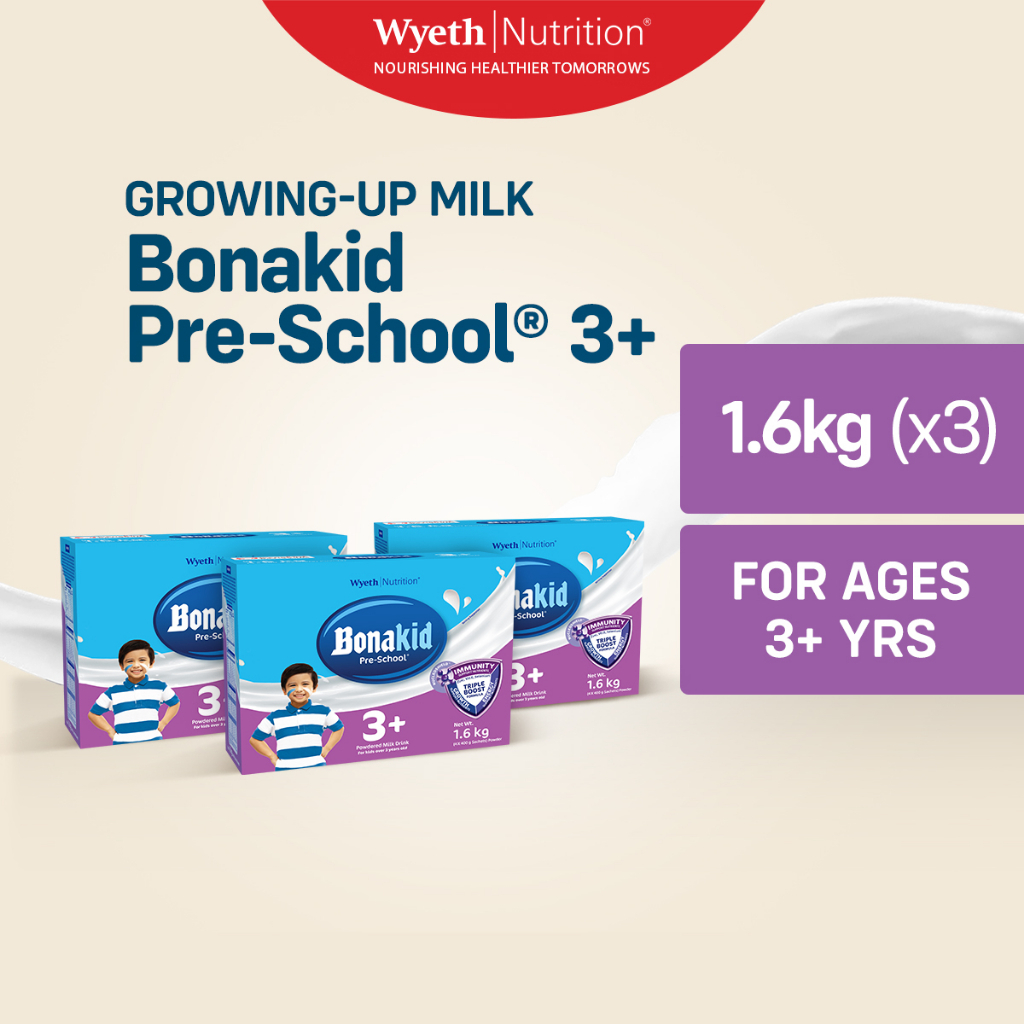 BONAKID PRE-SCHOOL 3+ Powdered Milk Drink for Children Over 3 Years Old ...