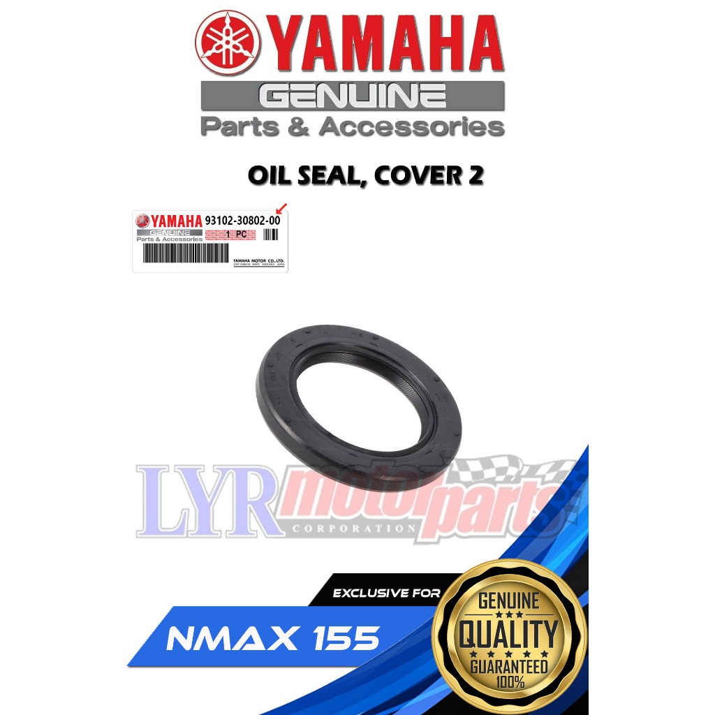 YAMAHA GENUINE OIL SEAL PULLEY SIDE FOR NMAX 155 ( 93102-30802-00 ...