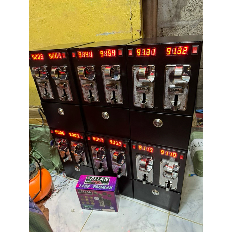 dual universal coinslot 1 5 10 20 coins accepted metal box | Shopee ...