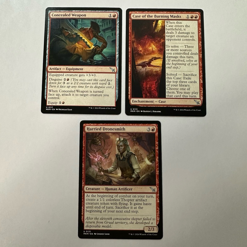 CONCEALED WEAPON | CASE OF THE BURNING MASKS HARRIED DRONESMITH MKM ...