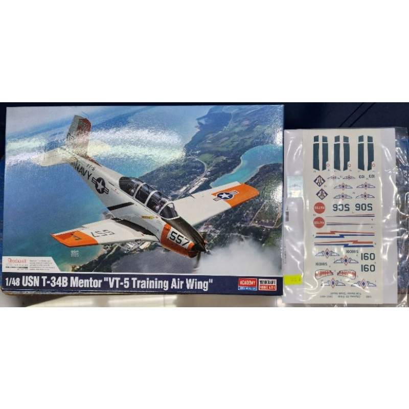 Academy 1/48 USN T-34B Mentor with PAF decals | Shopee Philippines