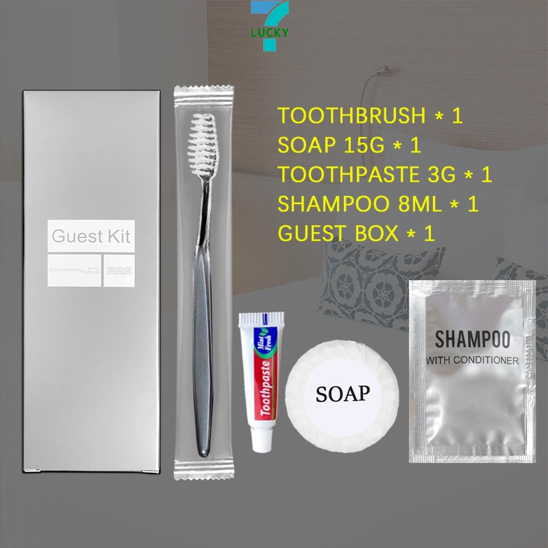 100sets Hotel Guest Kit Set Travel Kit hotel supplies toiletries Kit ...