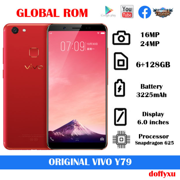 Original Y79 6/128GB Global ROM | Shopee Philippines