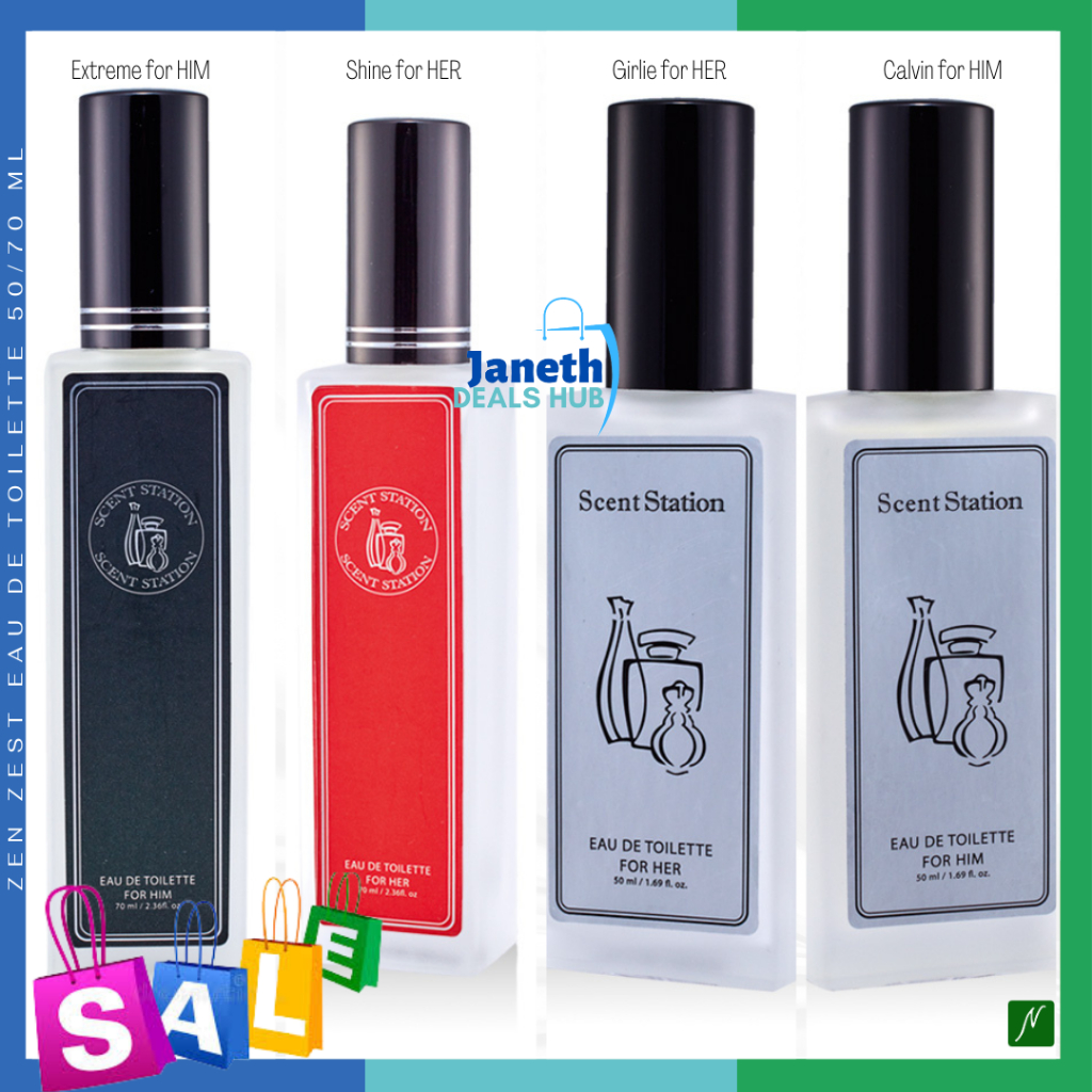 ZEN ZEST Oil Based Eau de Toilette 50 mL & 70 mL (Shine, Extreme ...