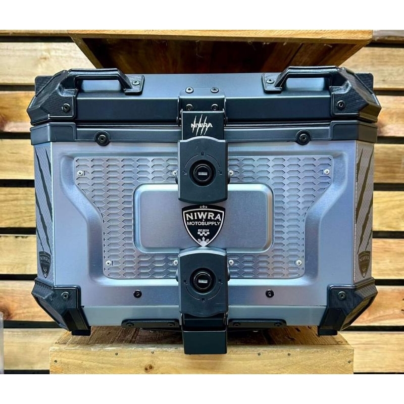 NEW‼️22L,25L,35,45L,55L/50L and 65L ALLOY TOP BOX NIWRA | Shopee ...