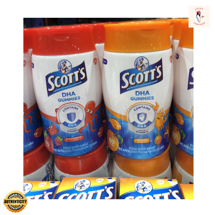 Scott's DHA Gummies Strawberry and Orange 60s | Shopee Philippines