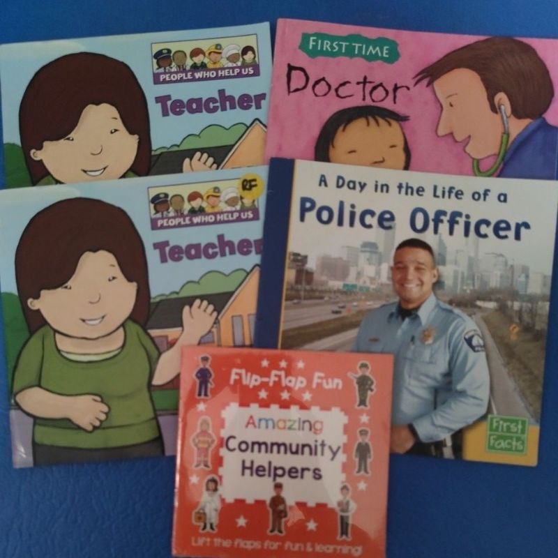 About Community Helpers Book Collection | Shopee Philippines