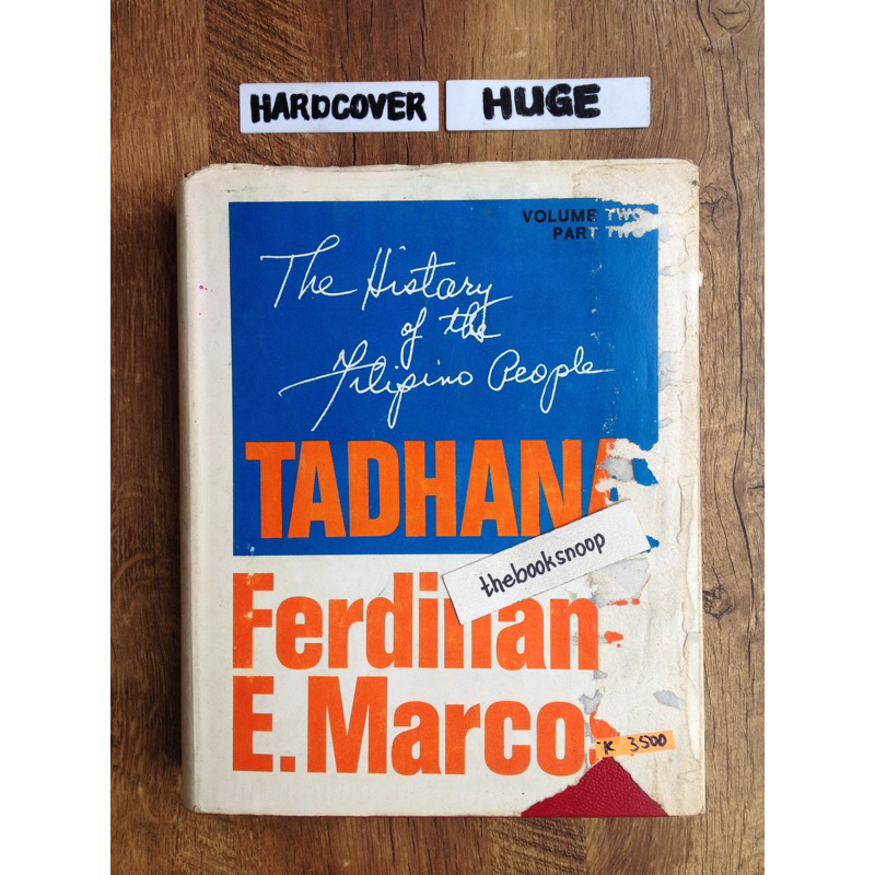 TADHANA: THE HISTORY OF THE FILIPINO PEOPLE ferdinand marcos ...