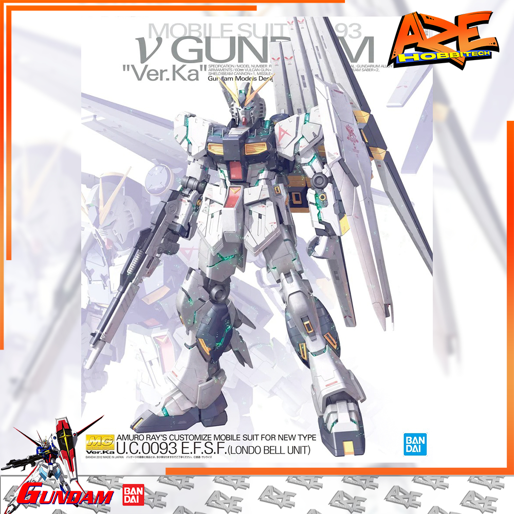 AZE Rx93 V Gundam Ver Ka - E.F.S.F. MG 1/100 Gunpla Model Kit Verka ...