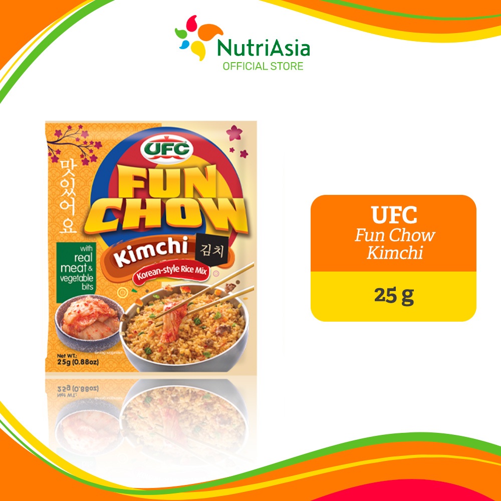 UFC Fun Chow Korean-Style Rice Mix Kimchi 25g | Shopee Philippines