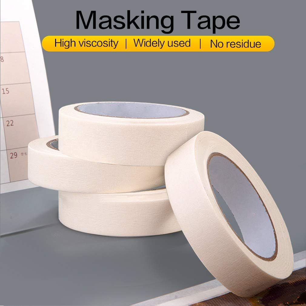 Masking Tape Adhesive/Office 10M Masking Tape （1/2'' to 2''）Stationary ...