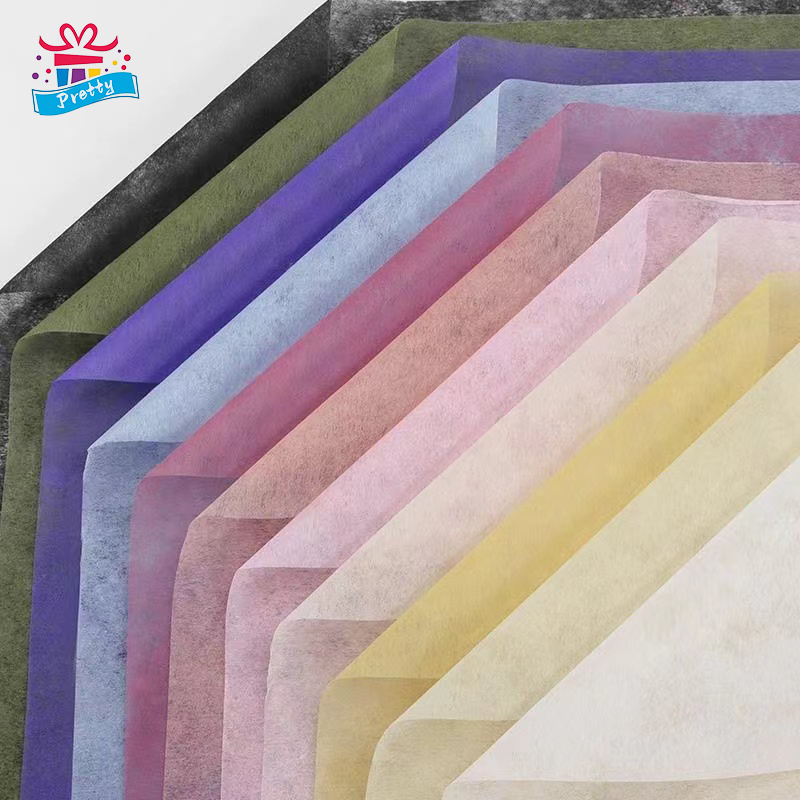 Pretty 30PCS Solid color packaging tissue paper handmade diy materials ...