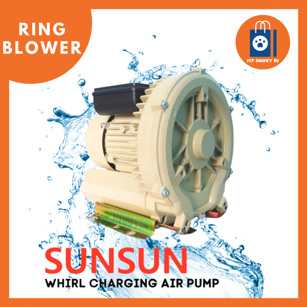 SUNSUN RING BLOWER Aquarium Tank Whirl Charging Air Pump Blower (AIR PUMP) | Shopee Philippines