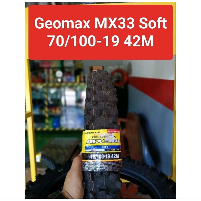 Dunlop Geomax MX33 Tire Tube type | Shopee Philippines