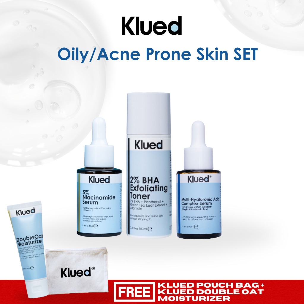 Klued - 4 [BUY1GET2] BUY Klued Oily/Acne Prone Skin GET FREE 1 Double ...