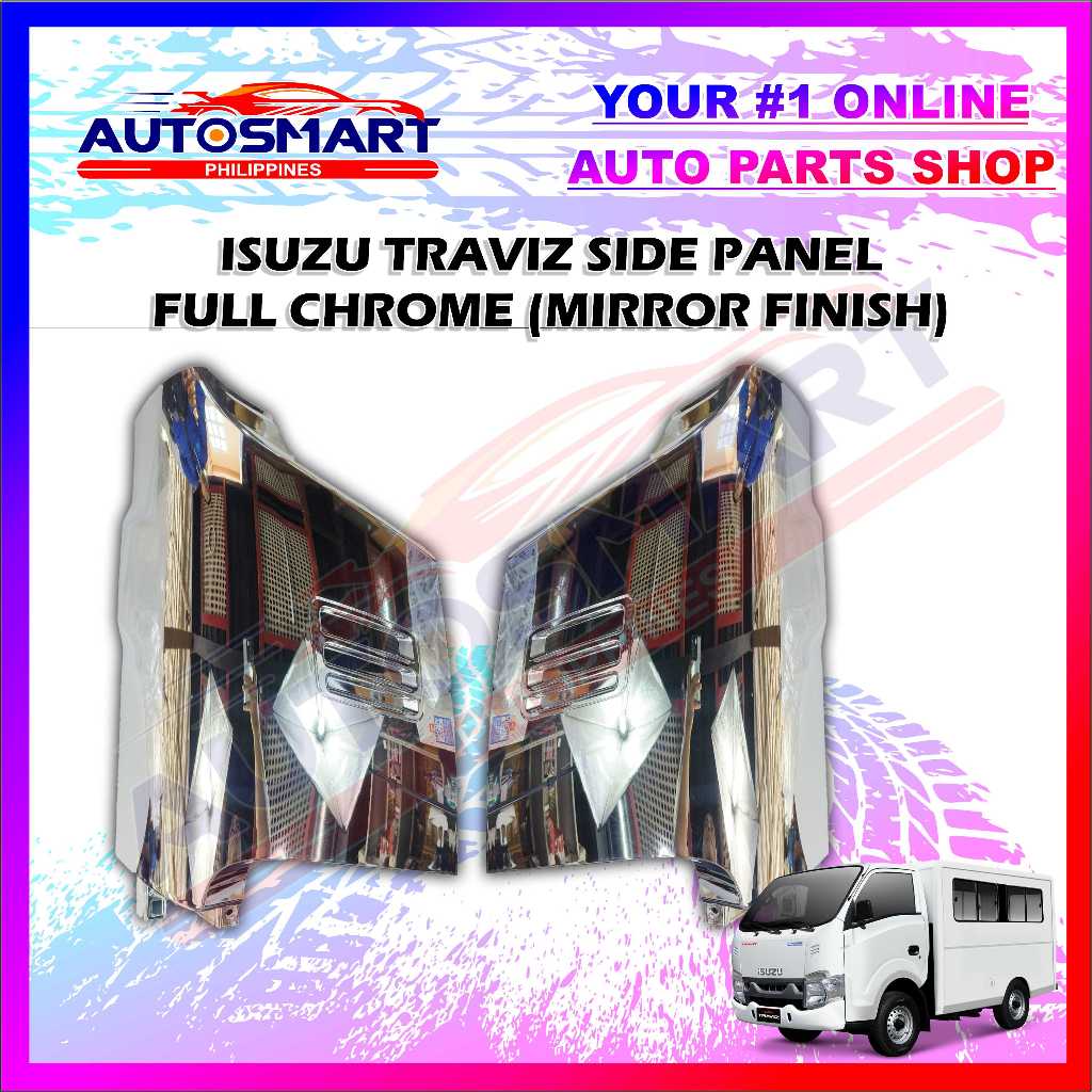 Isuzu Traviz Side Panel Chrome ABS (Super Chrome Finish) | Shopee ...