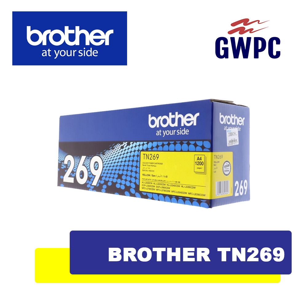 Brother TN-269 Original Colour Toner Cartridge TN269 TN 269 WT BU 229CL ...