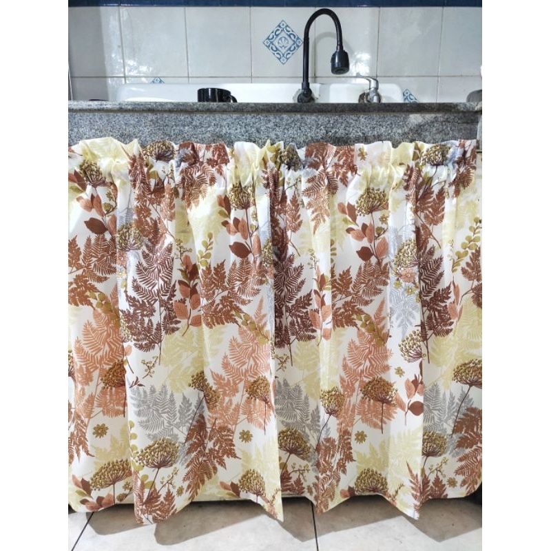 Kitchen Curtain Lababo Curtain - France 0124 | Shopee Philippines