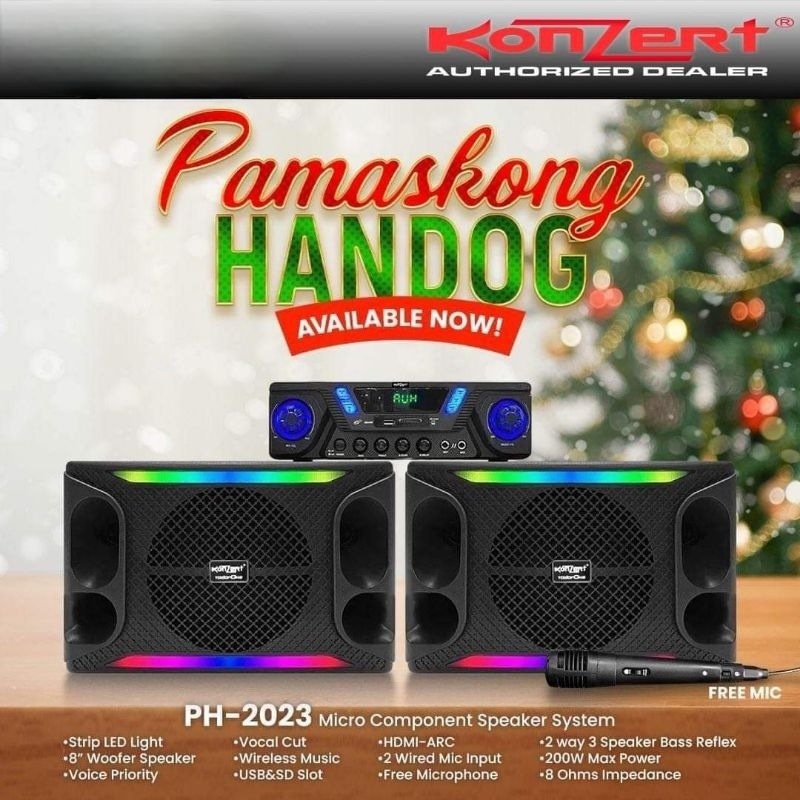 Konzert Micro Component System PH-2023 | Shopee Philippines