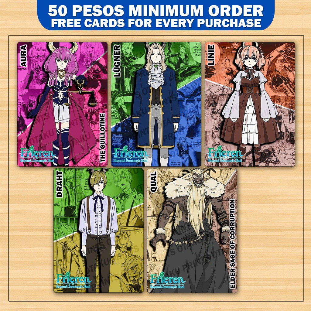 Frieren Demons Photocard - [SOLD PER PIECE] | Shopee Philippines